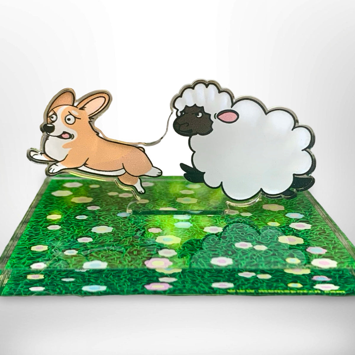Sheep Corgi Herder Acrylic Standee – Momo Patch