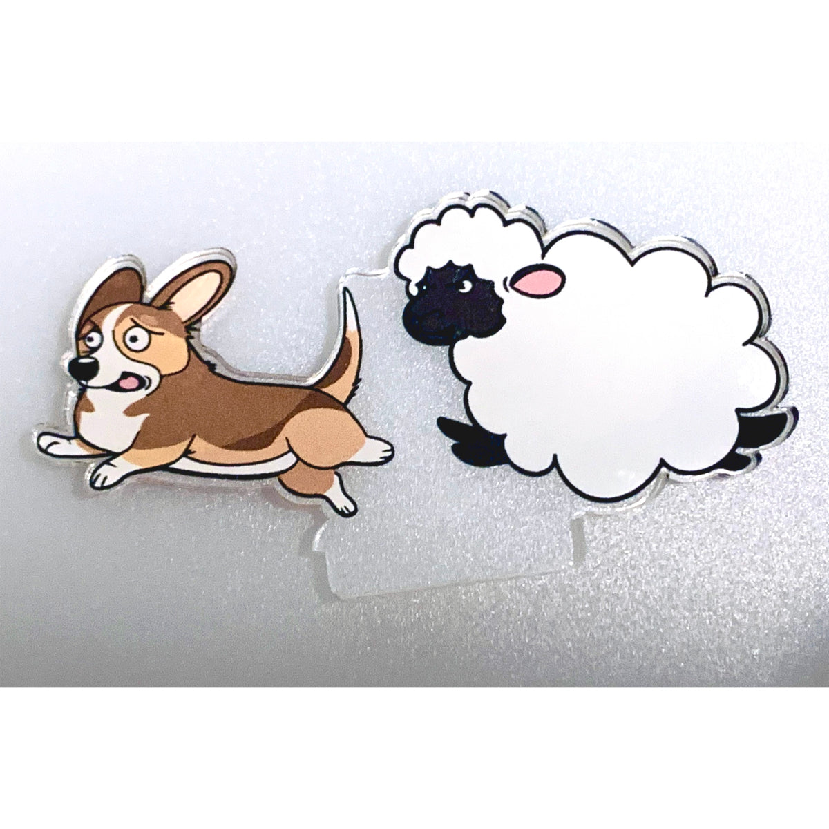 Sheep Corgi Herder Acrylic Standee – Momo Patch